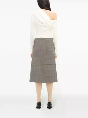 COURREGES Logo-embroidered Ribbed Jumper