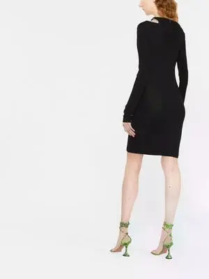 Just Cavalli Embellished Cut-out Minidress