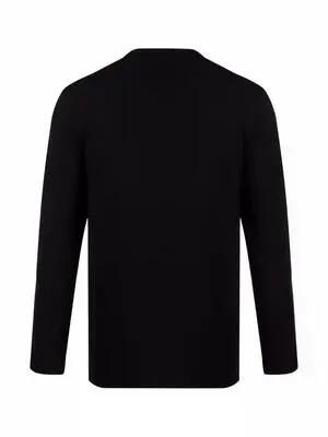 TOM FORD Henley-neck T-shirt - Black