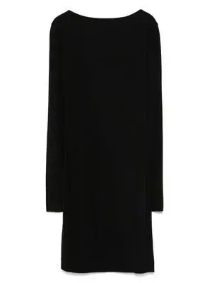 Dsquared2 Midi Dress With Logo Plaque