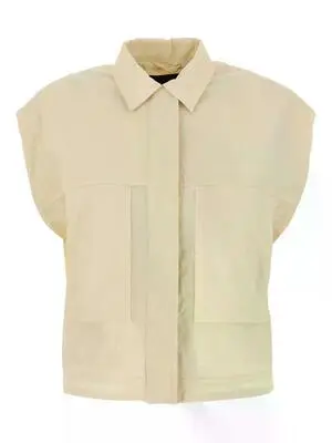 Herno Panelled Vest - Neutrals