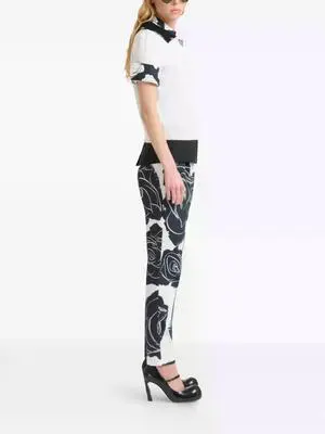 Marni Rose-print Tailored Trousers
