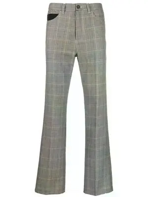 Marni Prince Of Wales Checkered Trousers - Black