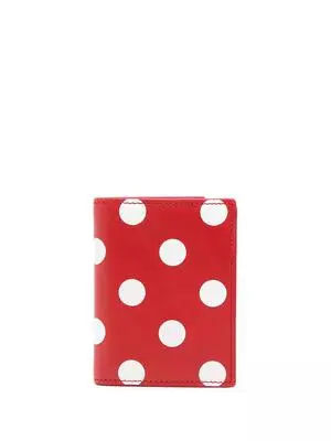 Comme Des Garçons Polka Dot-print Cardholder