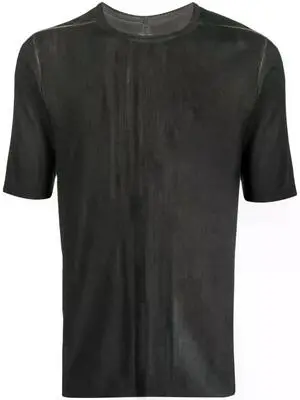 ISAAC SELLAM EXPERIENCE Faded-effect Organic-cotton T-shirt - Black