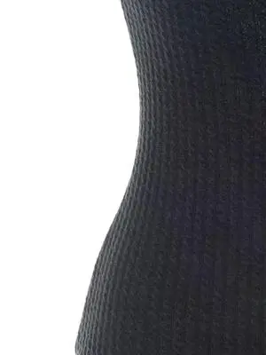 DUSKII Margot Striped U-neck One Piece - Blue