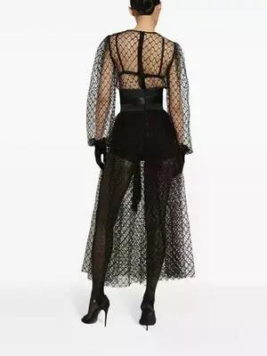 Dolce & Gabbana Mesh Midi Dress