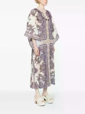 Zimmermann Ottie Linen Kaftan Dress