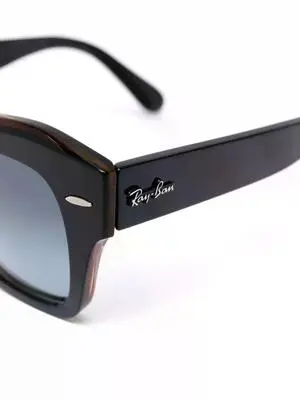 Ray-ban State Street Square-frame Sunglasses - Black