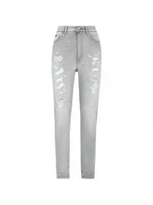 Dolce & Gabbana Grace Distressed Skinny Jeans - Blue