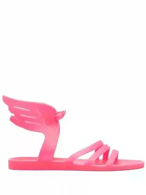 ANCIENT GREEK SANDALS Ikaria Jelly Sandals With Wing Detailing - Pink