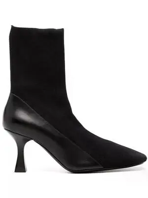 NEOUS Ruch 70mm Leather Ankle Boots - Black