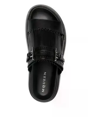 Alexander McQueen Buckled Fisherman Sandals