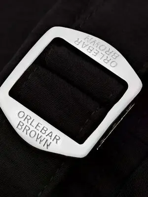 Orlebar Brown Springer Buckle-Detail Swim Shorts Black