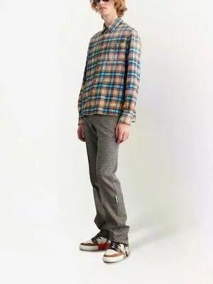 Off-White Check-print Long-sleeve Shirt