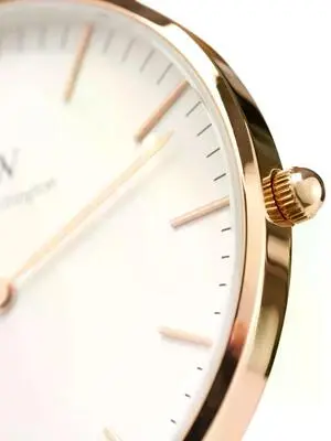 DANIEL WELLINGTON Classic St Mawes 40mm Strap Watch - White