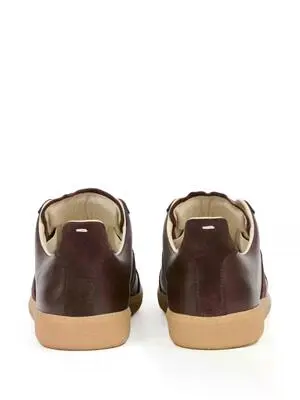 MAISON MARGIELA Replica Sneakers In Nappa Leather And Suede - Brown
