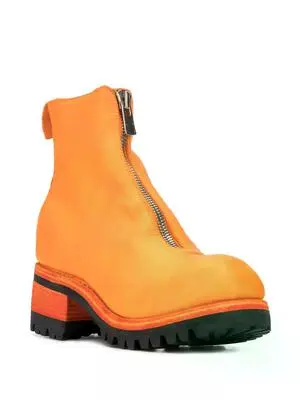Guidi Front-zipped Ankle Boots