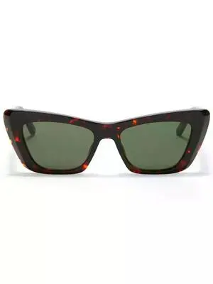 Palm Angels Hermosa Square-frame Sunglasses - Brown