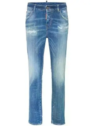 Dsquared2 Distressed Skinny Jeans - Blue
