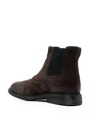 Hogan Suede Chelsea Boots