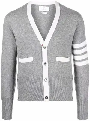 Thom Browne 4-bar Stripe Knit Cardigan
