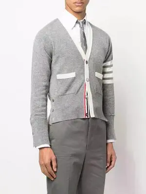 Thom Browne 4-bar Stripe Knit Cardigan