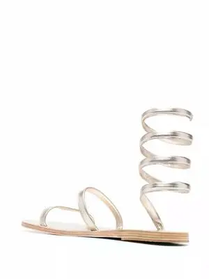 ANCIENT GREEK SANDALS Ofisall Wrap-around Strap Sandals - Neutrals