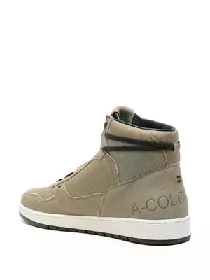A-COLD-WALL* High-top Leather Sneakers - Green