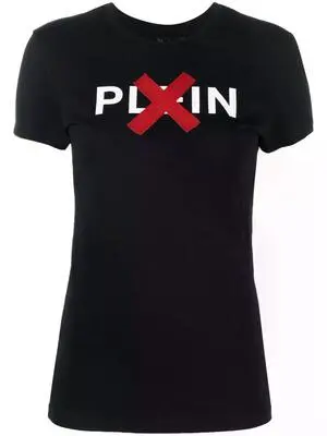 Philipp Plein Logo Print Cotton T-shirt