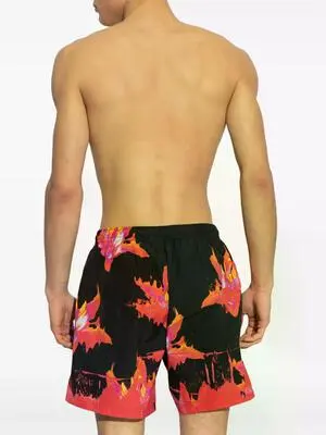 Alexander McQueen Graphic-print Shorts