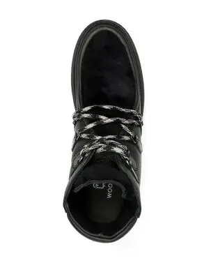 Woolrich Faux-fur Detail High Top Sneakers