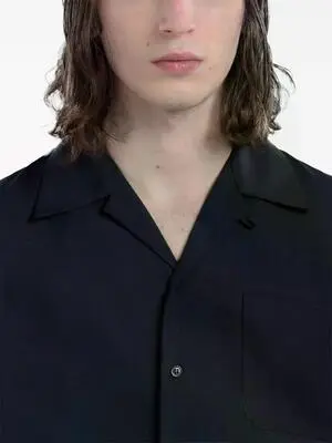 Marni Dark Tropical Wool Bowling Shirt