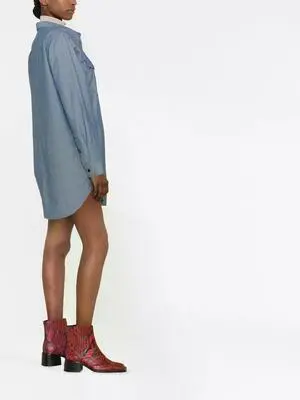 Isabel Marant Étoile Bridget Chambray Shirt Dress