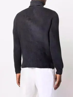 DELL'OGLIO Merino-blend Ribbed Roll Neck Jumper