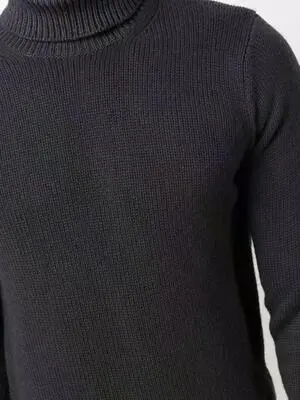 DELL'OGLIO Merino-blend Ribbed Roll Neck Jumper