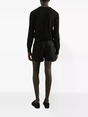 Dolce & Gabbana Logo Plaque Crew Neck Sweater