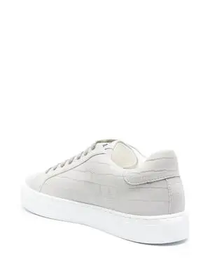 HIDE&JACK Essence Croc Effect Lace Up Sneakers