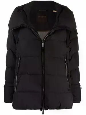 MOORER Quilted Down-lined Padded Jacket - Black