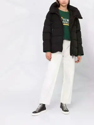 MOORER Quilted Down-lined Padded Jacket