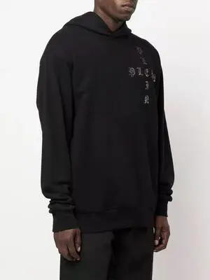 Philipp Plein Embellished Hoodie - Black