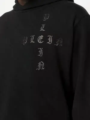 Philipp Plein Embellished Hoodie - Black