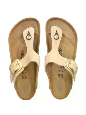 BIRKENSTOCK Gizeh Thong Sandals With Buckle Fastening - Neutrals