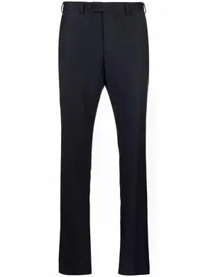 Emporio Armani Tapered-leg Tailored Trousers - Blue