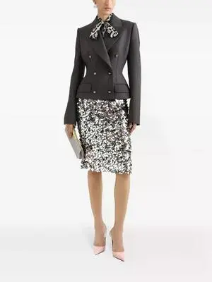 Dolce & Gabbana Sequined Pencil Skirt