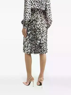 Dolce & Gabbana Sequined Pencil Skirt