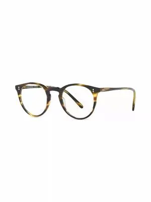 Oliver Spencer O'malley Round-frame Glasses - Black