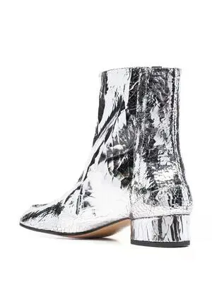 MAISON MARGIELA Tabi Mirror-effect Ankle Boots