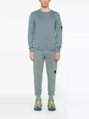 C.P. COMPANY Lens Detail Crew Neck Sweater