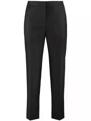 Alexander McQueen Tailored Cropped Trousers - Black